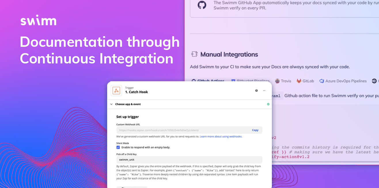 Continuous Documentation through continuous integration with Swimm - Swimm