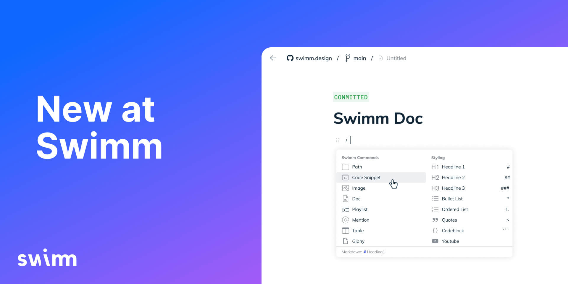 What’s new: Swimm features update - Swimm